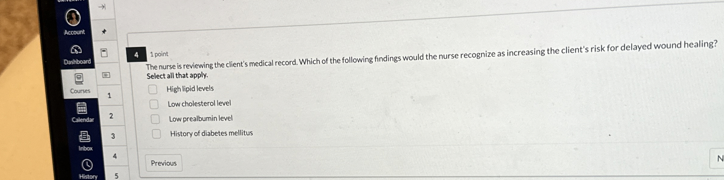 Solved 41 ﻿pointThe nurse is reviewing the client's medical | Chegg.com