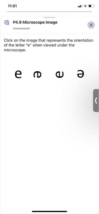 P4.9 Microscope Image Unanswered Click on the image | Chegg.com