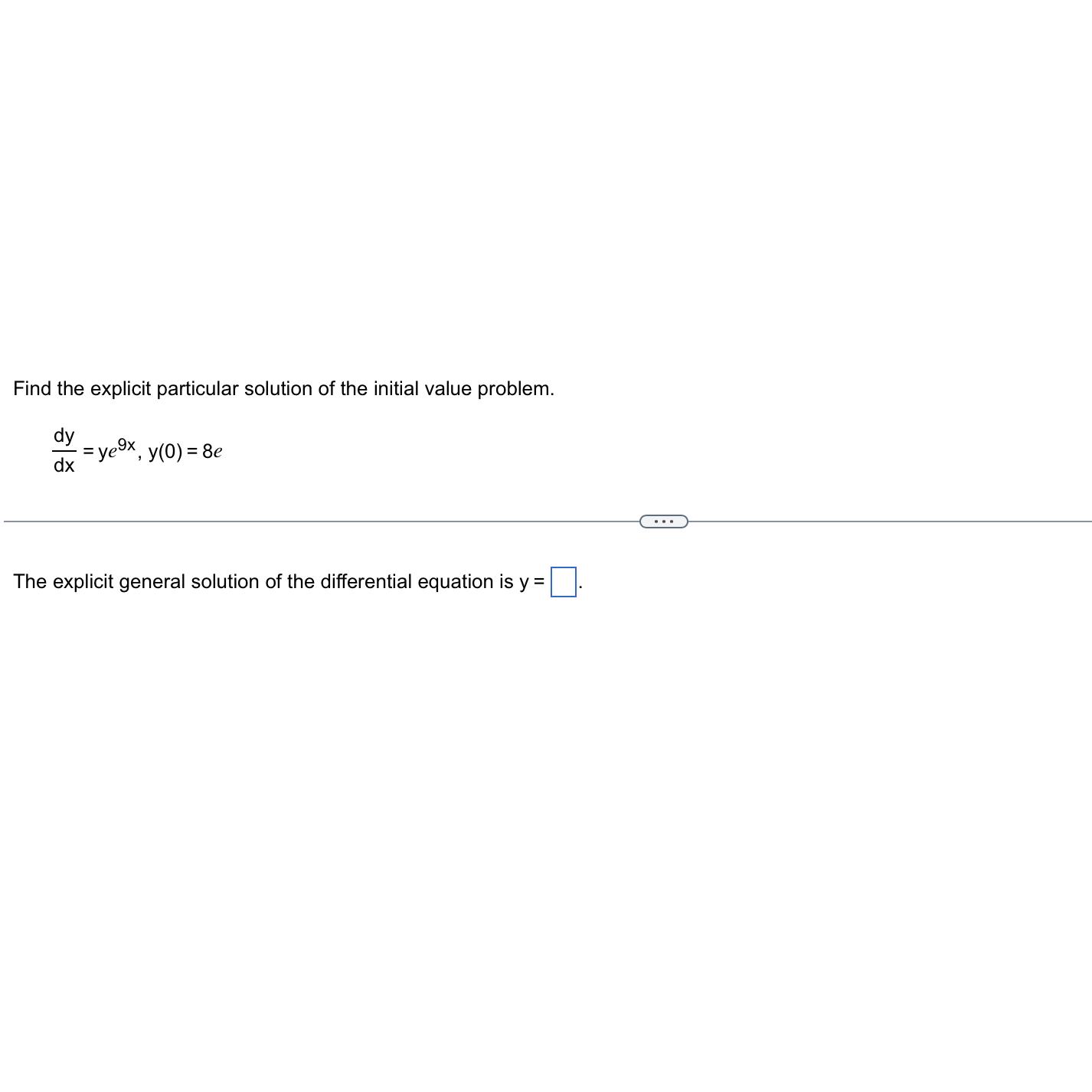 Solved Find the explicit particular solution of the initial | Chegg.com