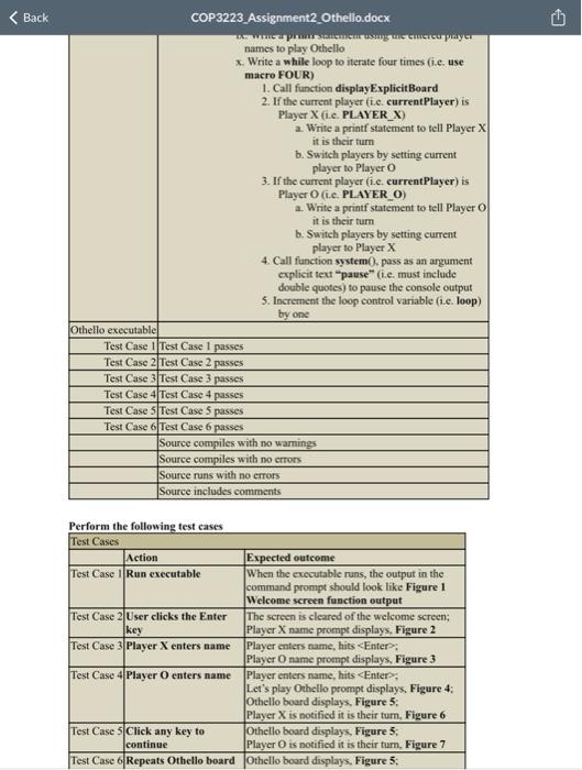 Solved Game play 1. Othello is a strategy board game played | Chegg.com