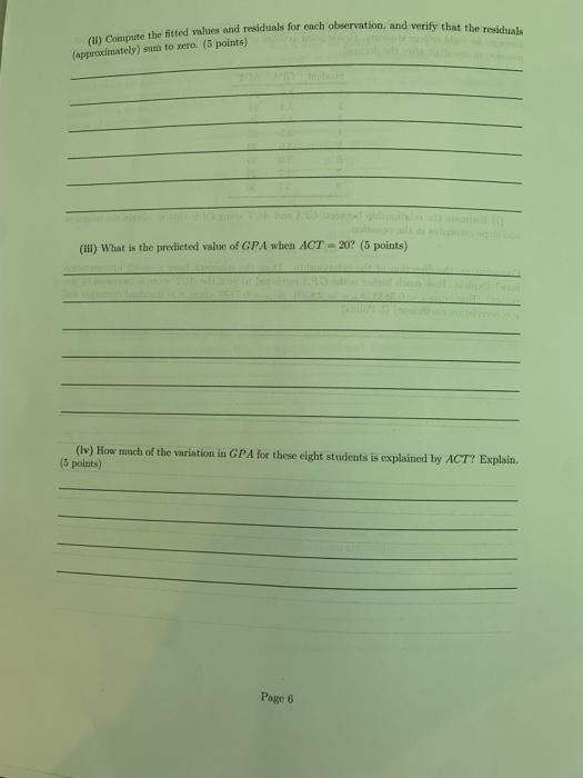 Solved Question 3 20 Points The Following Table Contains 