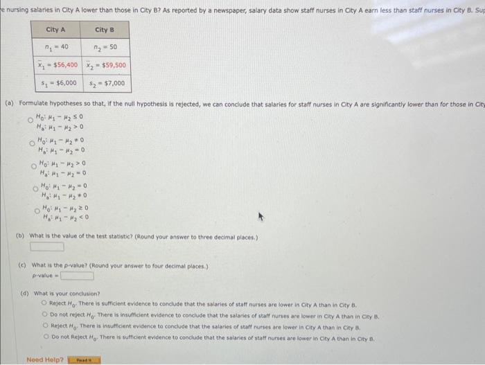 Solved a) Formulate hypotheses so that, if the null | Chegg.com
