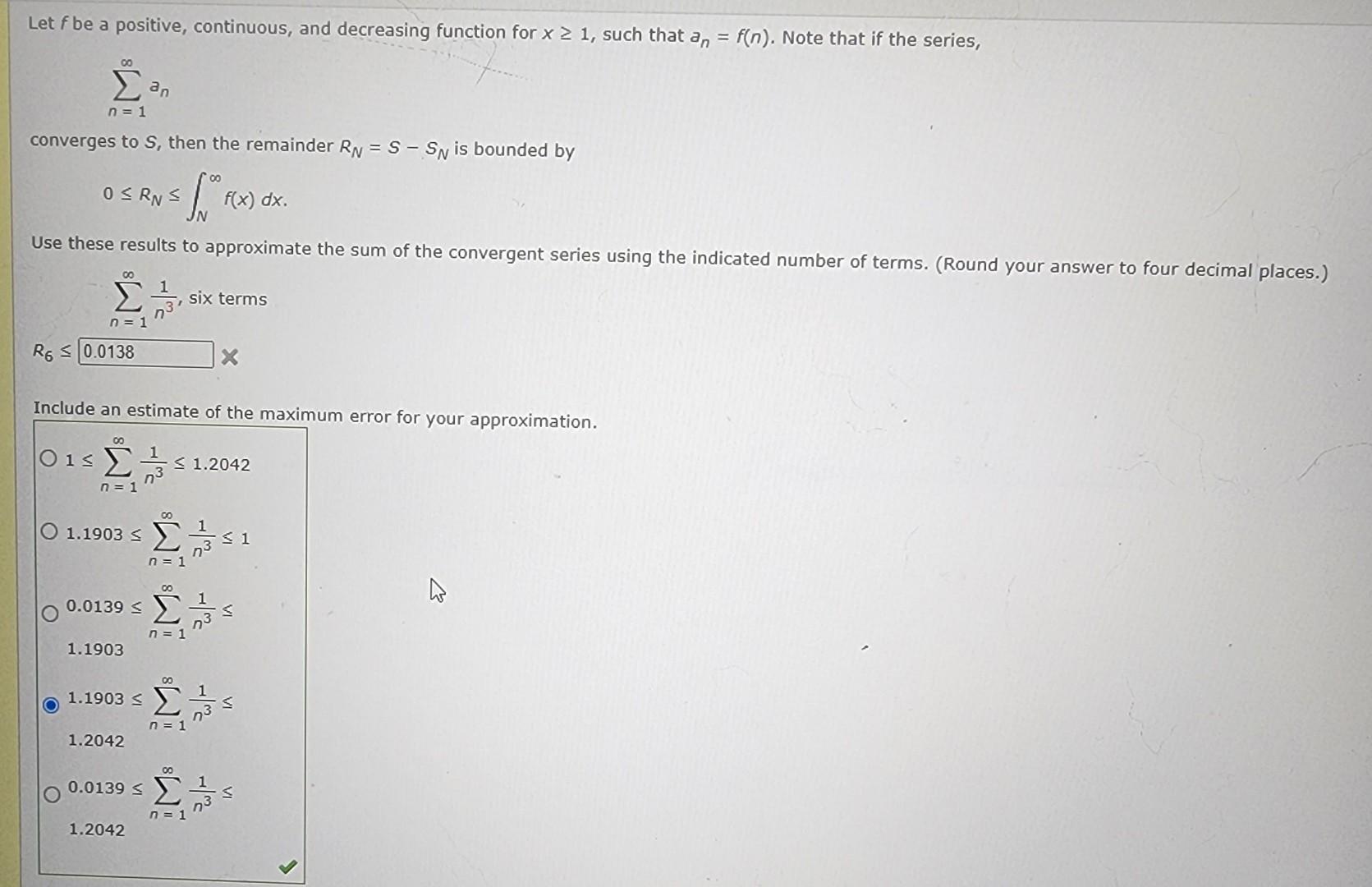 Solved Let F Be A Positive Continuous And Decreasing