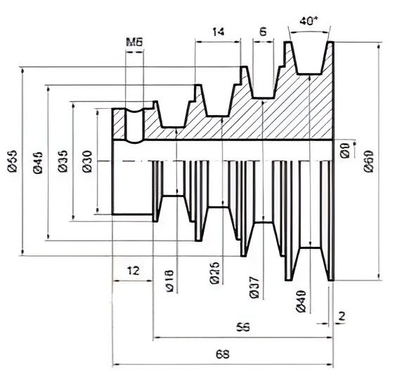 Solved Create this part using SOLID EDGE software: Show | Chegg.com