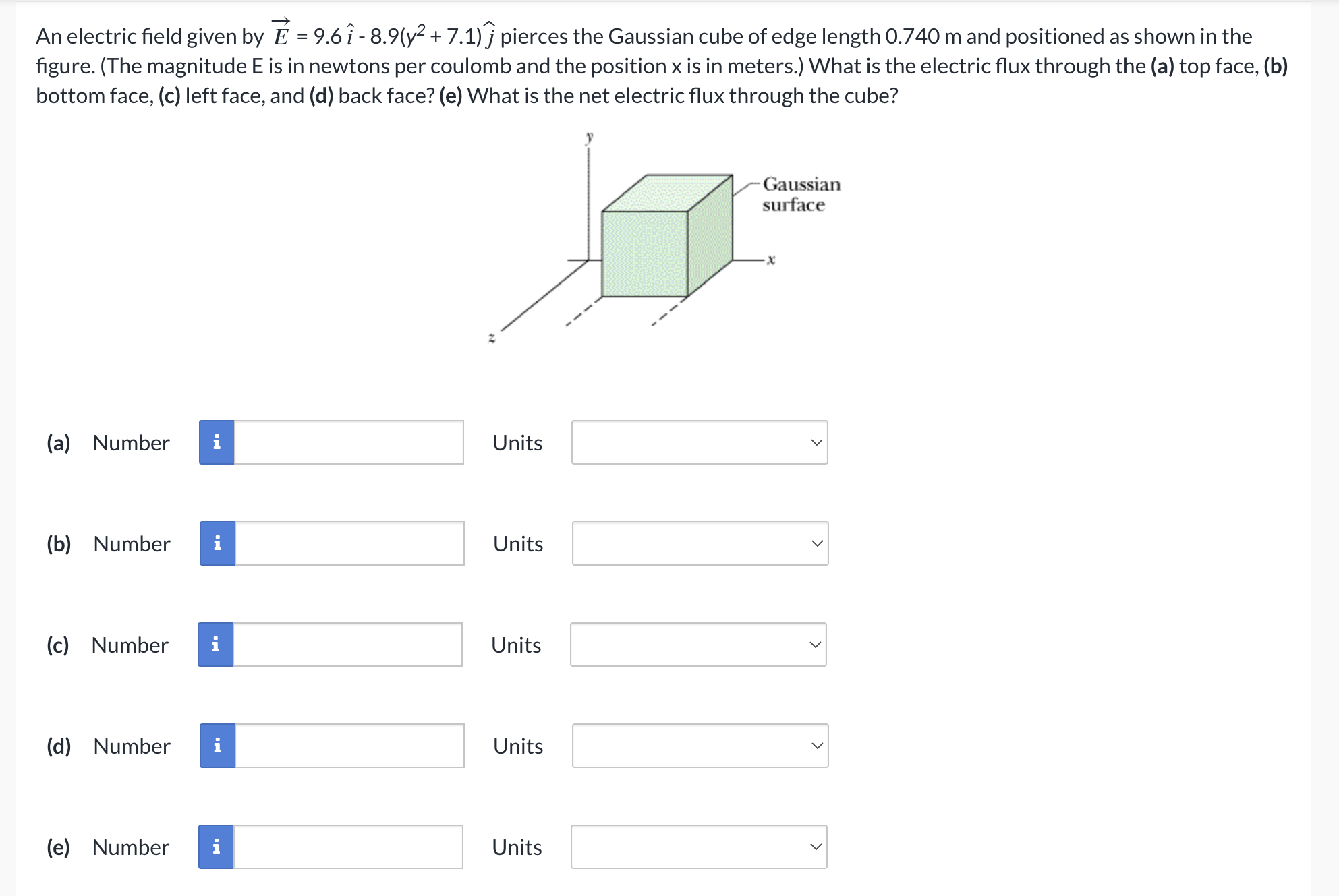 Solved An ﻿electric field given by | Chegg.com