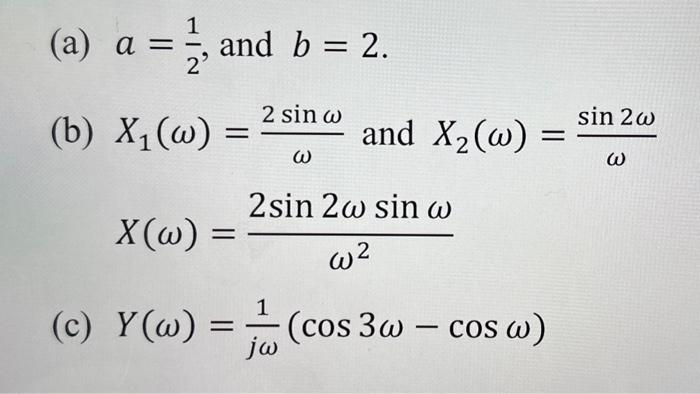 Solved Consider a signal is given by x(t)=x1(t)∗x2(t). (a) | Chegg.com