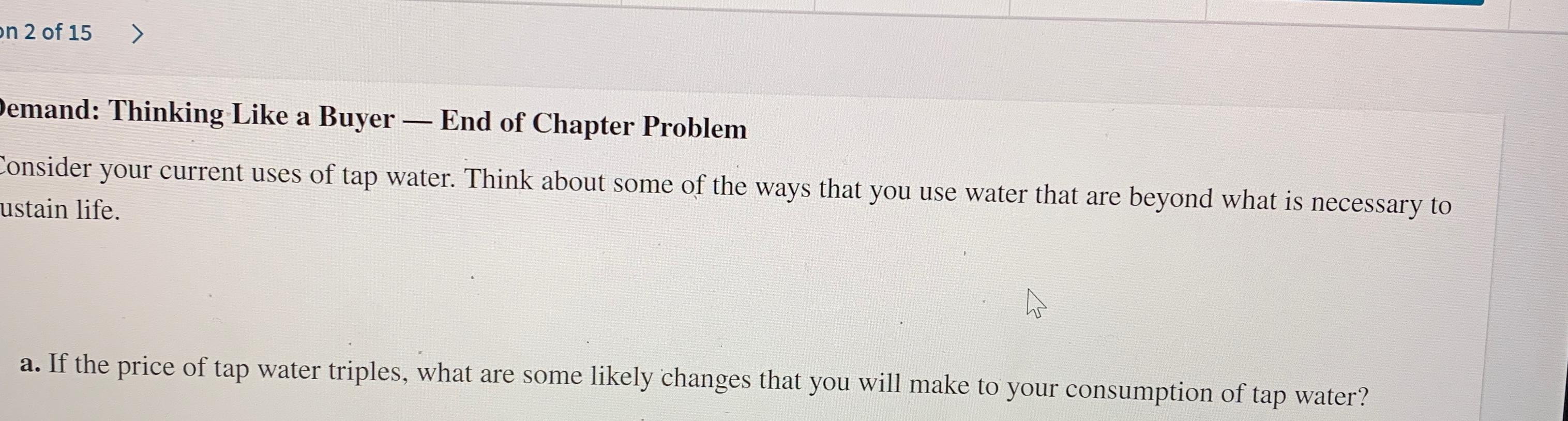 Solved emand: Thinking Like a Buyer - ﻿End of Chapter | Chegg.com
