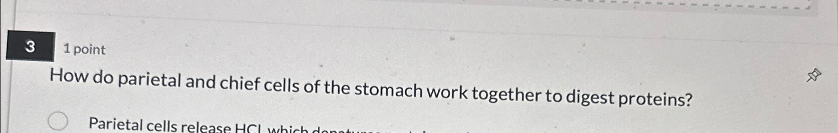 Solved How do parietal and chief cells of the stomach work | Chegg.com