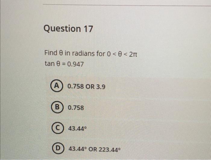 Solved (sec79.36∘)(sin79.36∘)−(tan79.36∘)= Blank 1Find θ in | Chegg.com