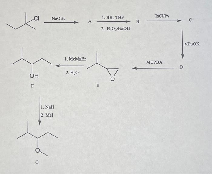 [Solved]: Consider the following sequence of reactions. Iden
