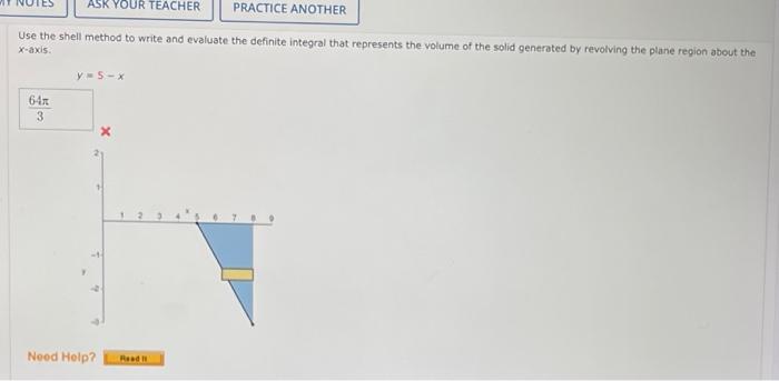 Solved ASK YOUR TEACHER PRACTICE ANOTHER Use the shell | Chegg.com