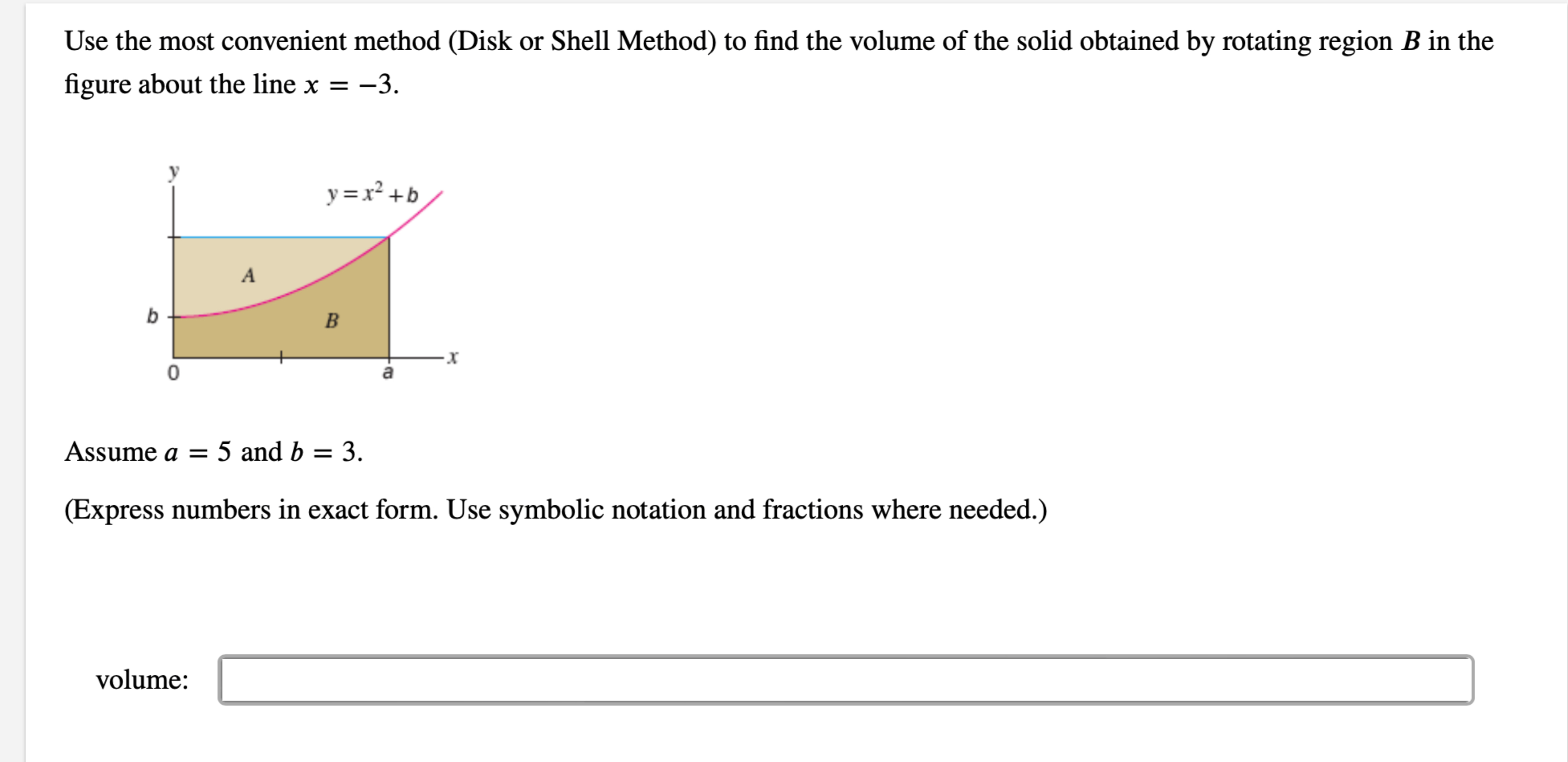 Solved Use the most convenient method (Disk or Shell Method) | Chegg.com