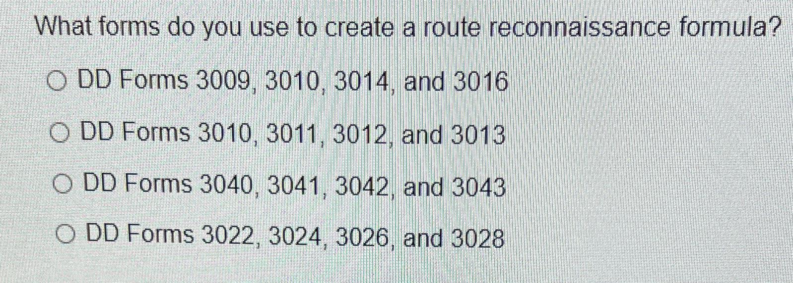 Solved What forms do you use to create a route | Chegg.com