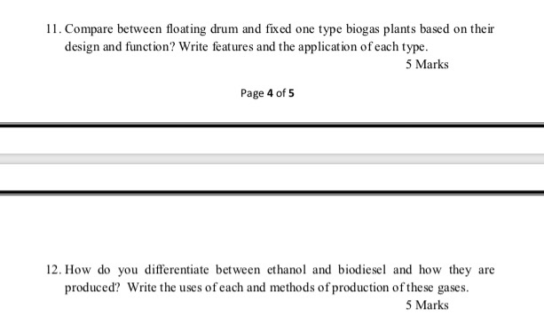 Solved 11. Compare between floating drum and fixed one type | Chegg.com