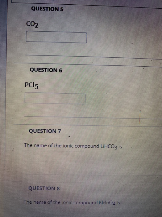 Solved QUESTION 1 The name of the ionic compound AgF is | Chegg.com