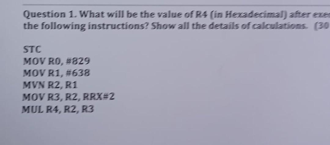 Solved Question 1. What will be the value of R4 (in | Chegg.com