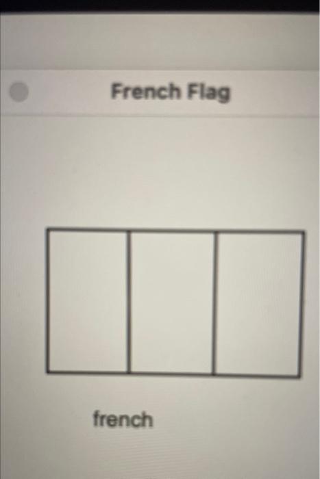 Solved how can I get blue on left side and red on the right | Chegg.com