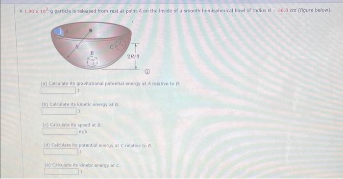 Solved A 1.90×102−9 particle is released from rest at point | Chegg.com