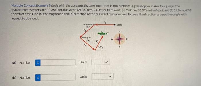 Solved Multiple Concept Example 9 deals with the concepts | Chegg.com