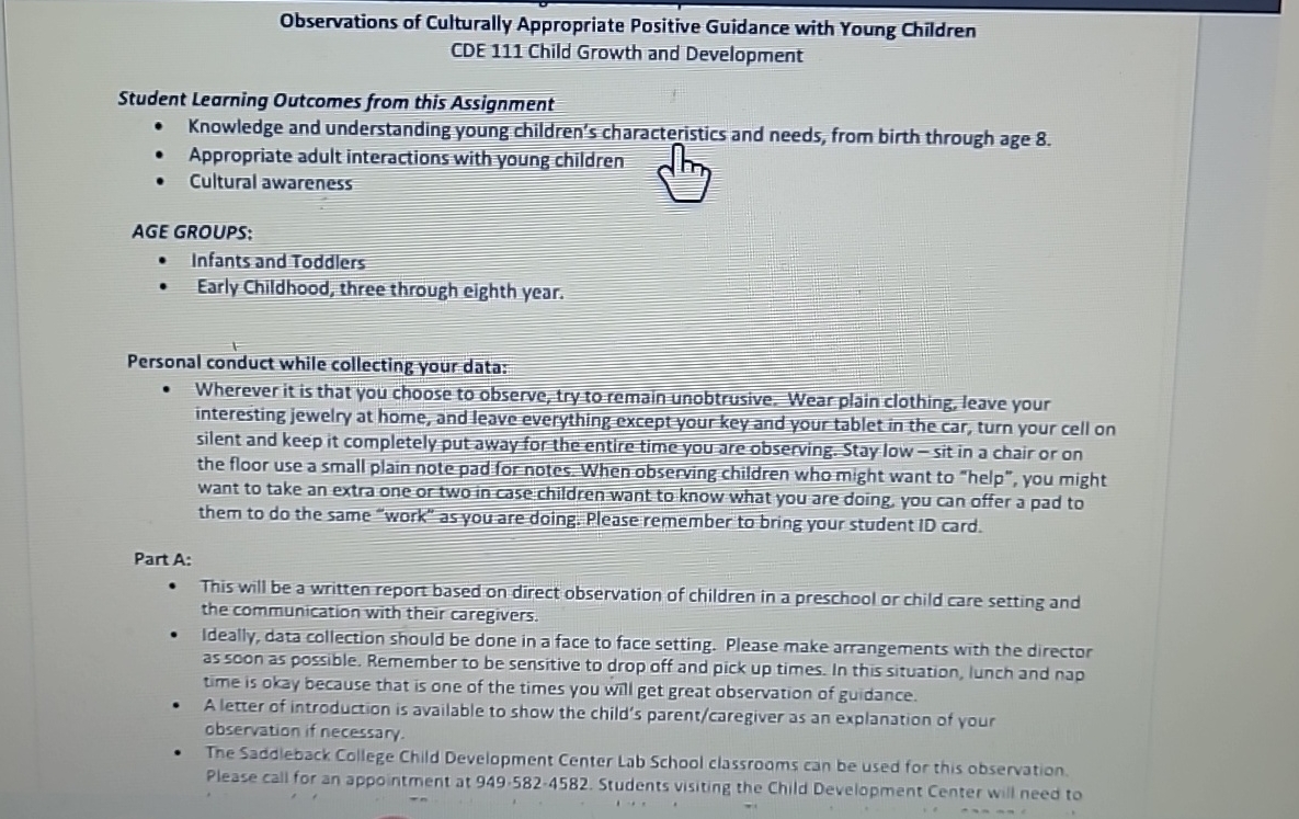 Solved Observations of Culturally Appropriate Positive | Chegg.com