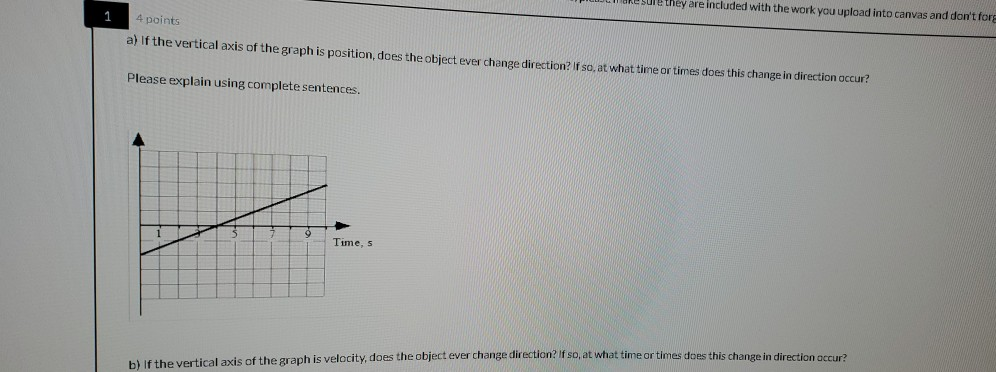 Solved the answer is no speed and velocity doesnt change | Chegg.com