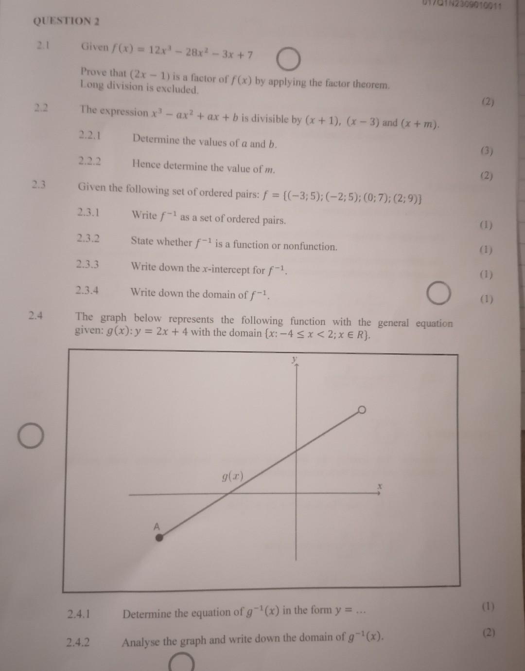 Solved The Argand diagram below represents two complex | Chegg.com