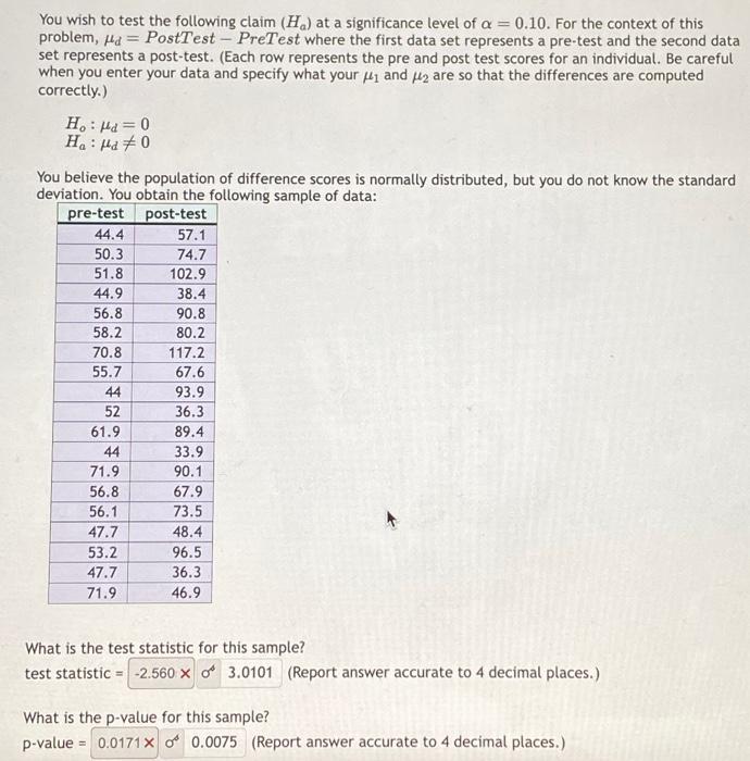 Solved Please give instructions on how to get the answer on | Chegg.com