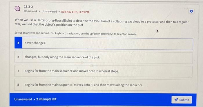 Solved 15.3−2 Homework - Unanswered - Due Nov 11th, 11:59 PM | Chegg.com