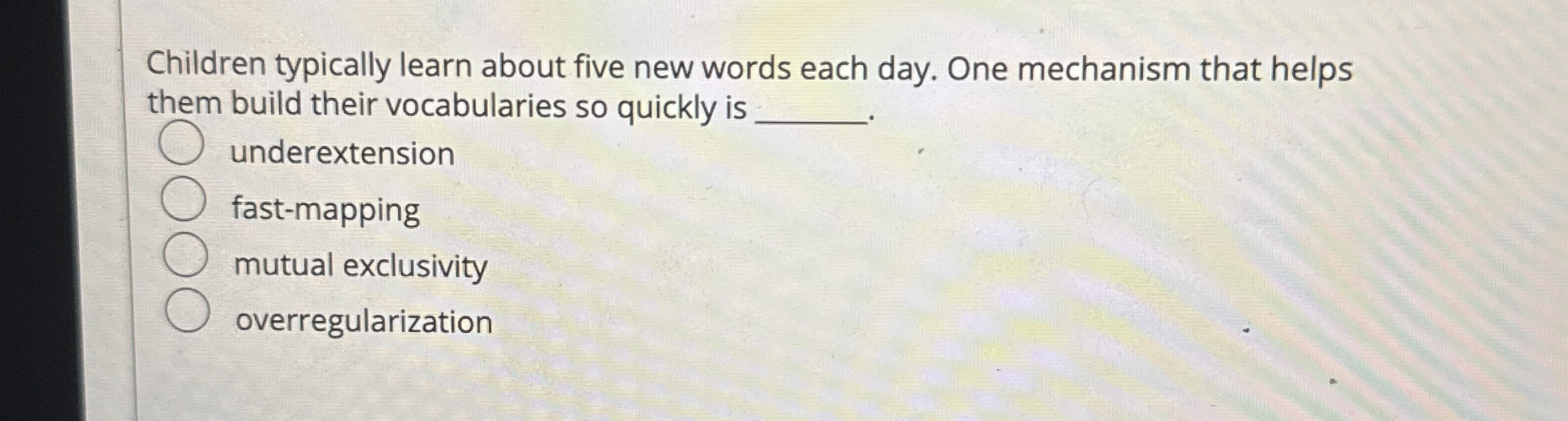 Solved Children typically learn about five new words each | Chegg.com