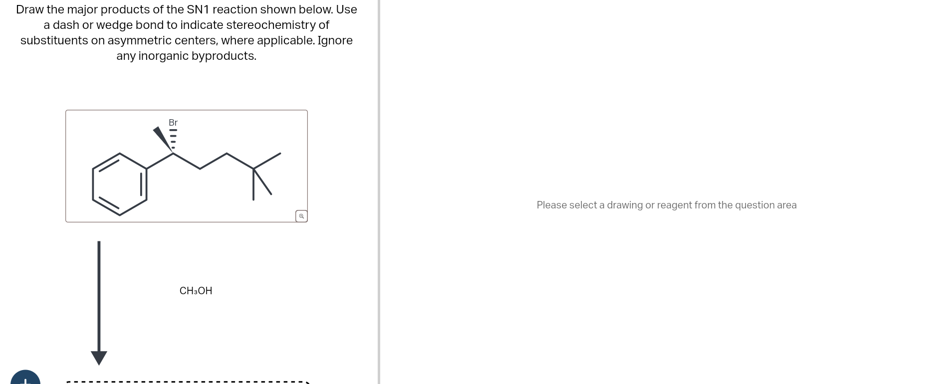 Solved Draw the major products of the SN1 ﻿reaction shown | Chegg.com