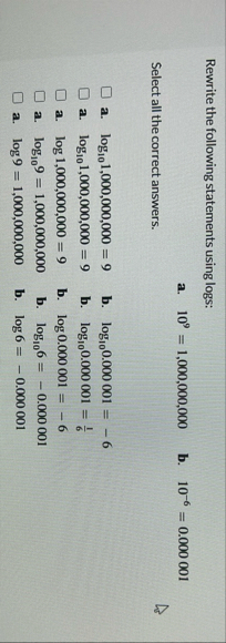 Solved Rewrite the following statements using | Chegg.com