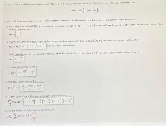 Solved In this problem you will calculate the area between | Chegg.com