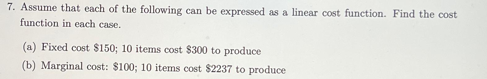 Solved Assume that each of the following can be expressed as | Chegg.com