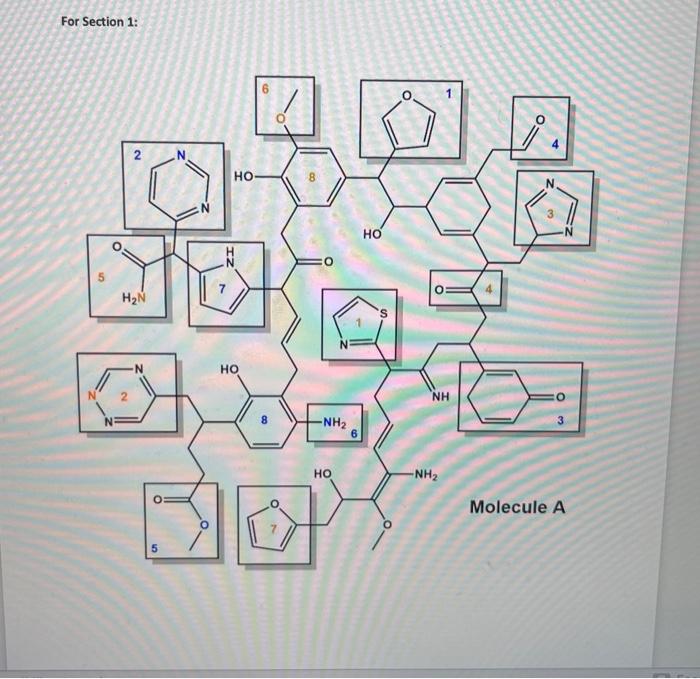 Solved Working ONLY with the orange labels for molecule A, | Chegg.com
