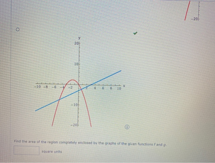 Solved 1. Find the area of the shaded region. ______ | Chegg.com