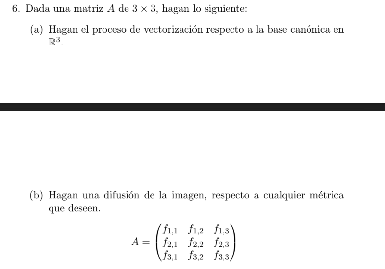 Solved Given a matrix A of 3×3(a) ﻿Do the vectorization | Chegg.com