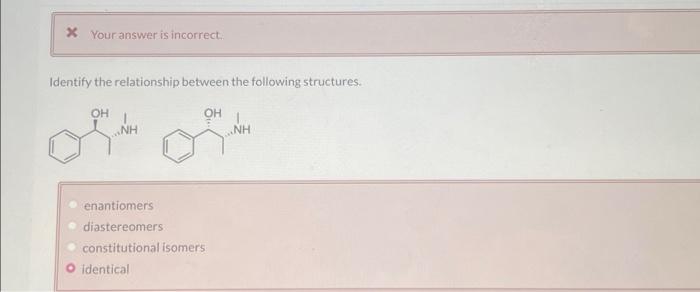 Solved Identify the relationship between the following | Chegg.com