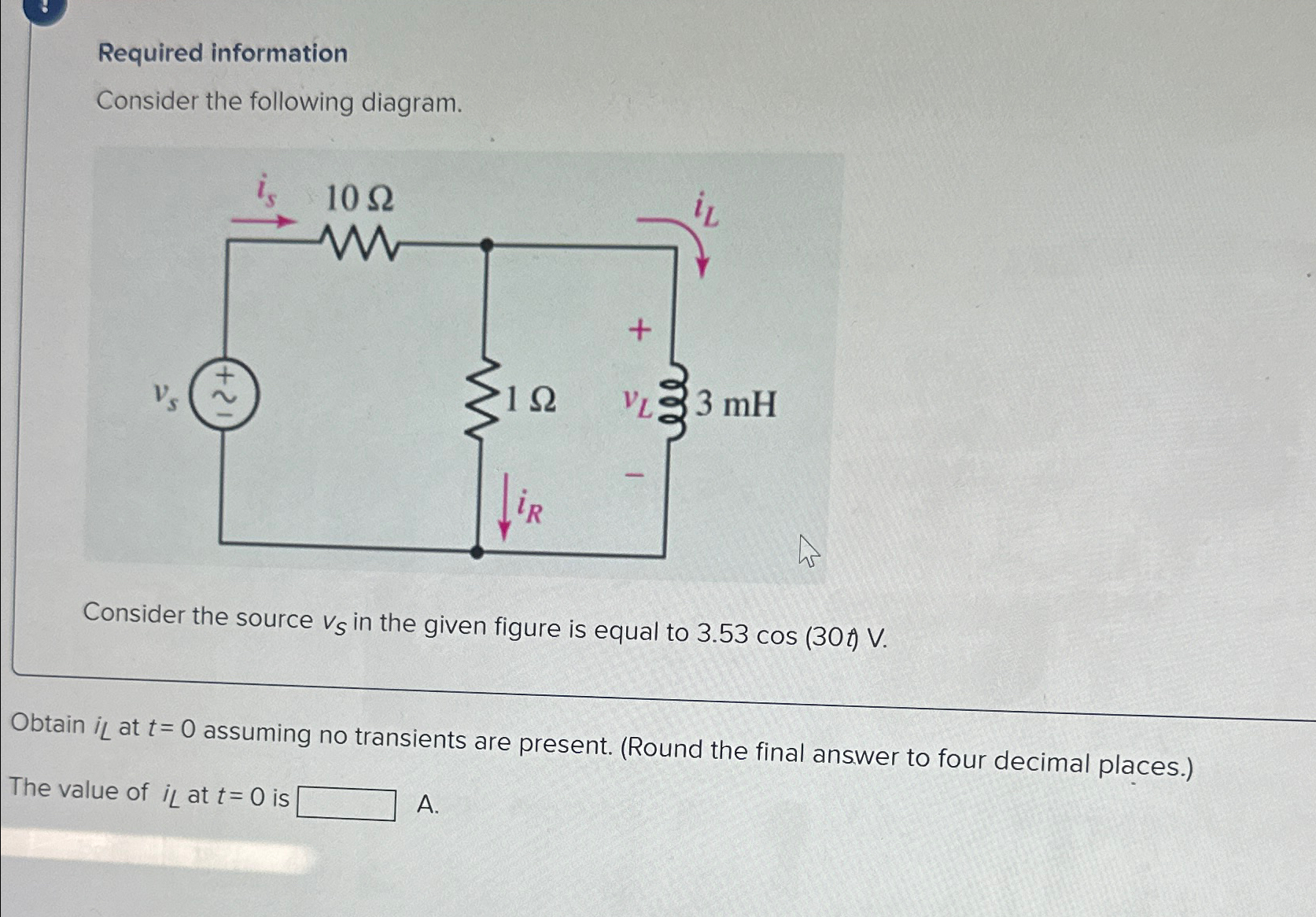 Solved Required informationConsider the following | Chegg.com