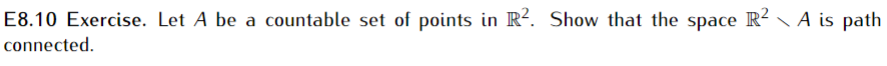 Solved Let A ﻿be a countable set of points in R2. ﻿Show that | Chegg.com