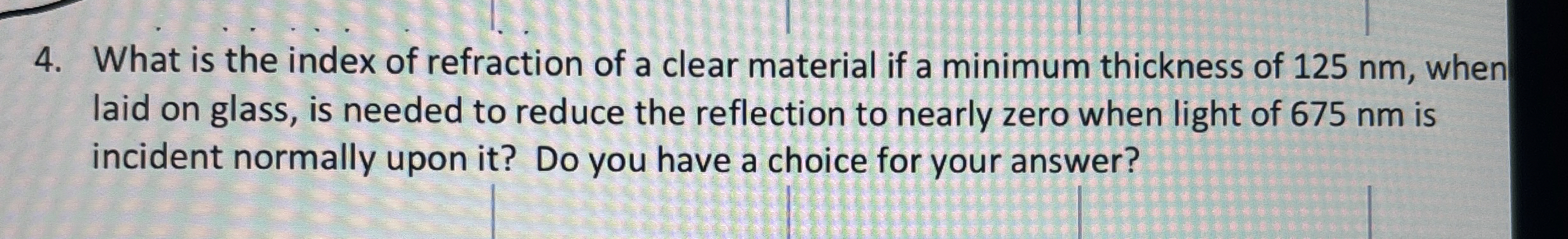 High Quality SOLUTION What is the index of refraction of a clear material | Chegg.com