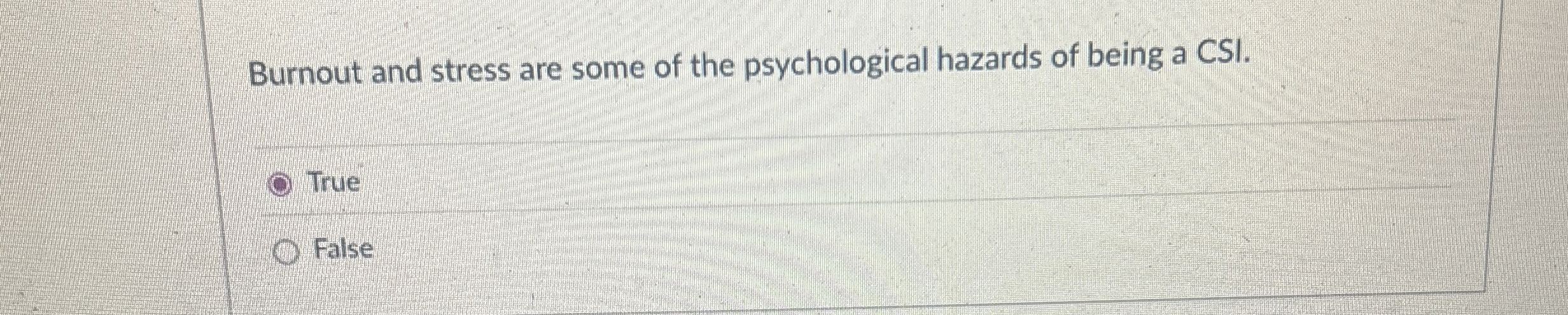 Solved Burnout and stress are some of the psychological | Chegg.com