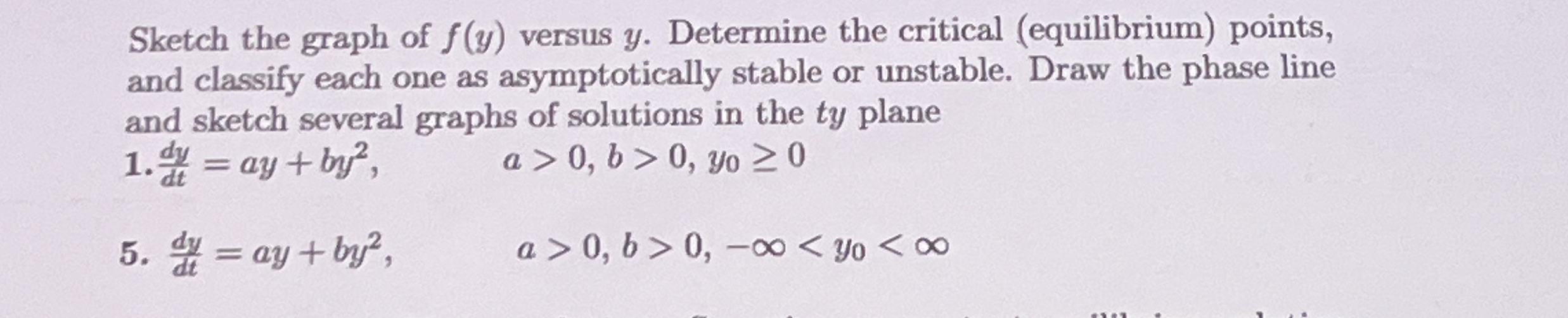 Solved Sketch the graph of f(y) ﻿versus y. ﻿Determine the | Chegg.com
