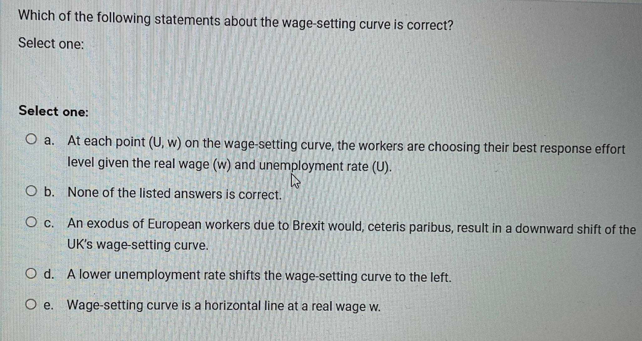 Solved Which of the following statements about the | Chegg.com