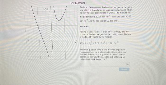 Solved Find the dimensions of the least expensive | Chegg.com