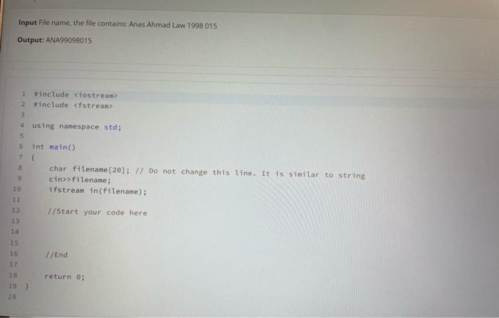 Solved in hu De HW3 - Chapter 4 - Strings and Files Collapse | Chegg.com