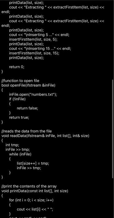 Solved PREPARATION: Compile the attached.cpp" file in a | Chegg.com
