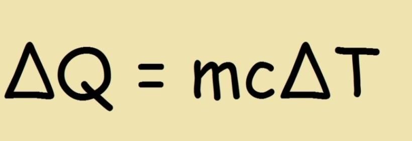 Solved ΔQ = mcΔΤ Σ | Chegg.com