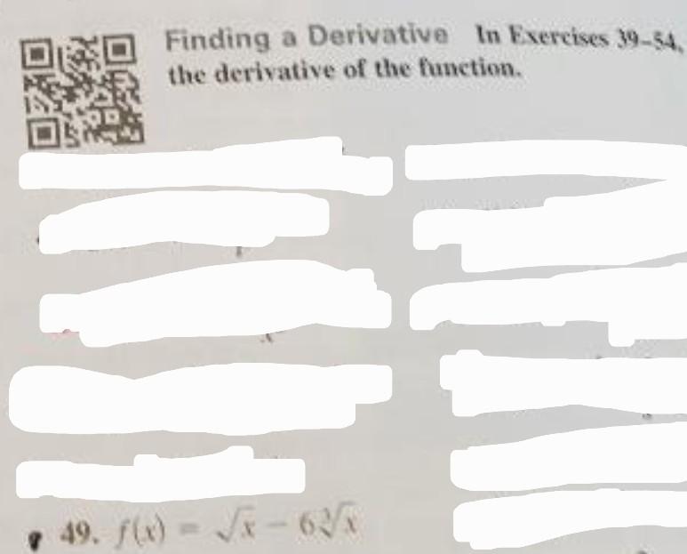 Solved Finding a Derivative In Exercises 39-54, the | Chegg.com Solved Finding a Derivative In Exercises 39-54, the | Chegg.com