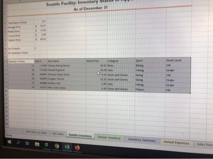 total row from the table and then clear the Sport | Chegg.com