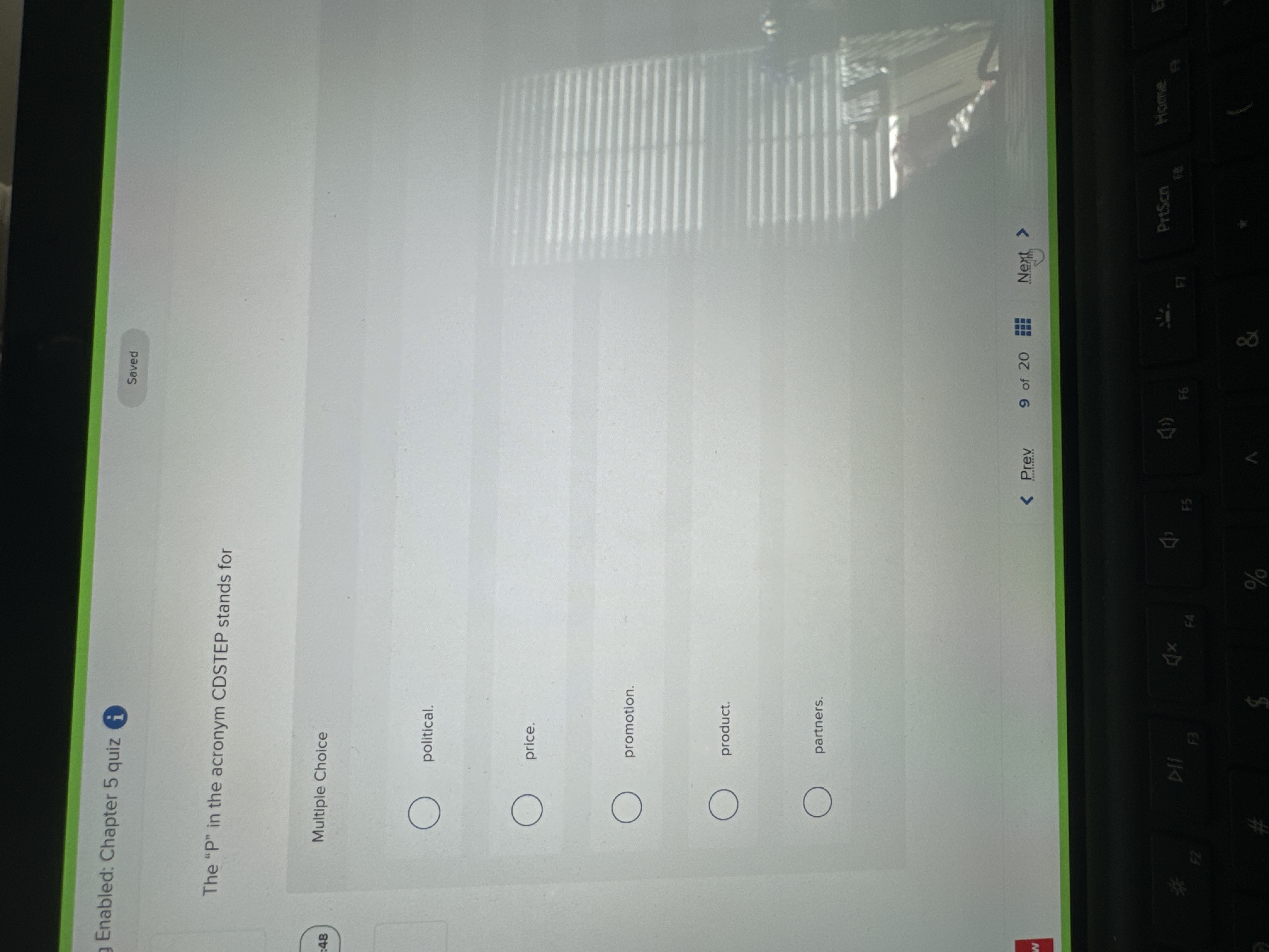 Solved The " P " ﻿in the acronym CDSTEP stands forMultiple | Chegg.com